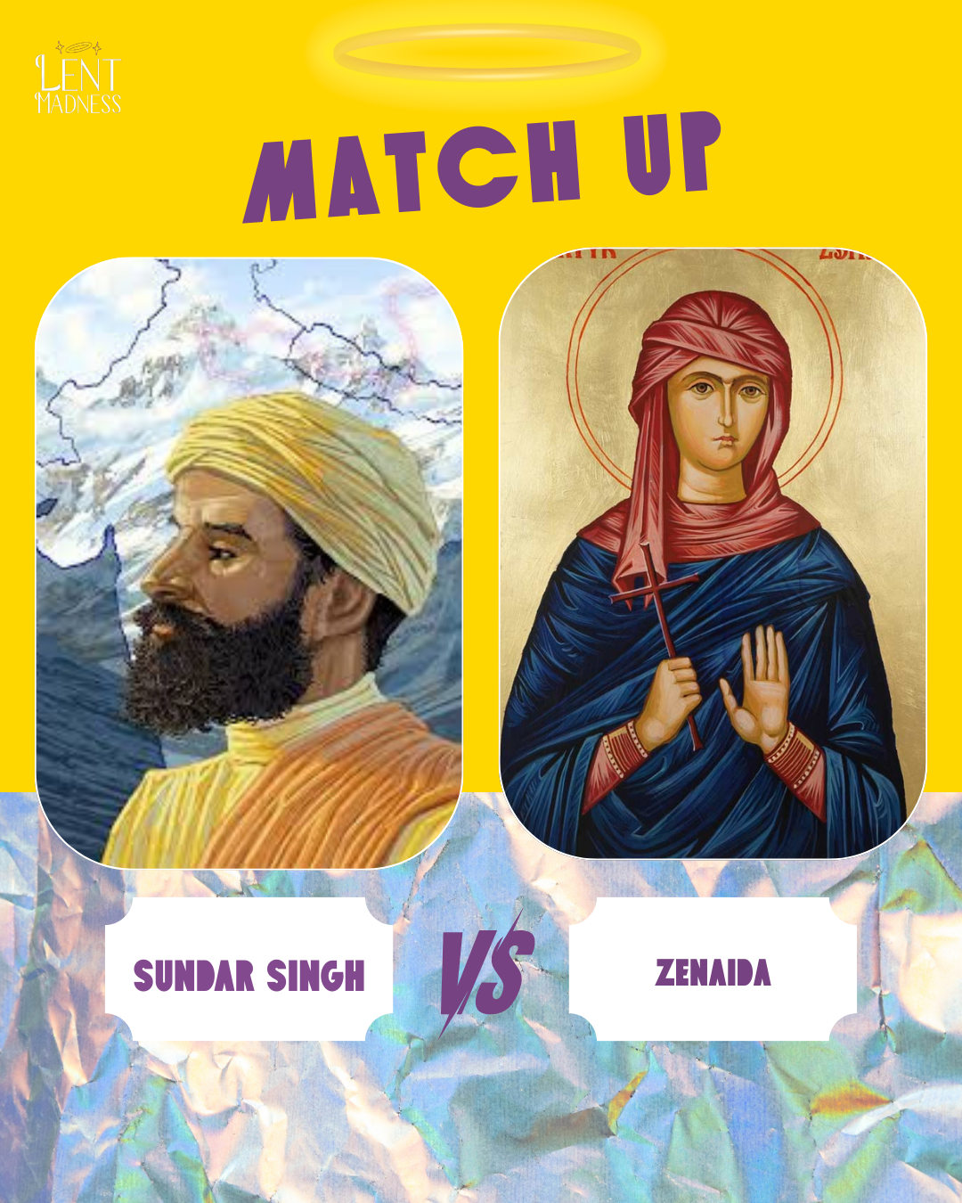 Sundhar Singh vs. Zenaida | Lent Madness